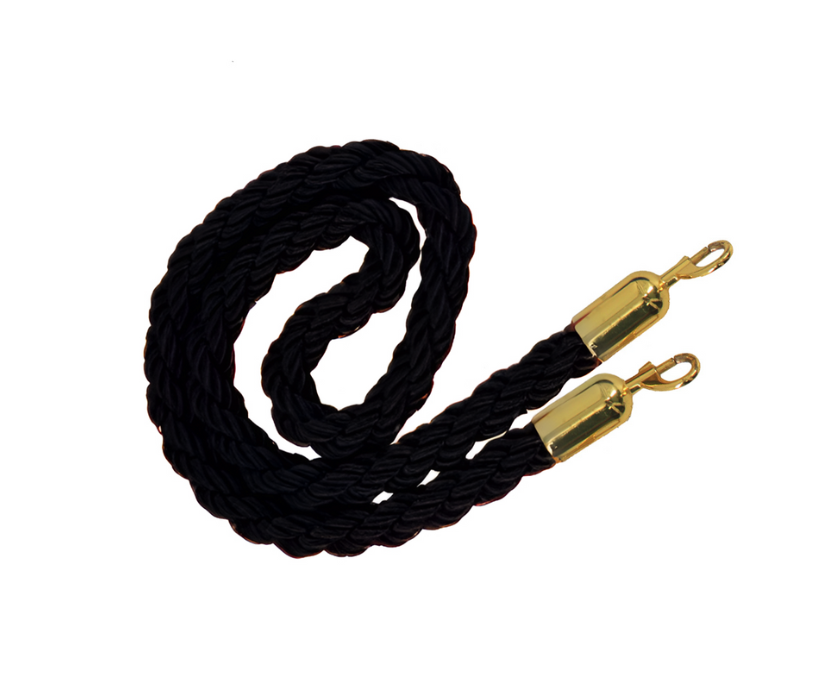 Black rope with snap ends – Atir Design